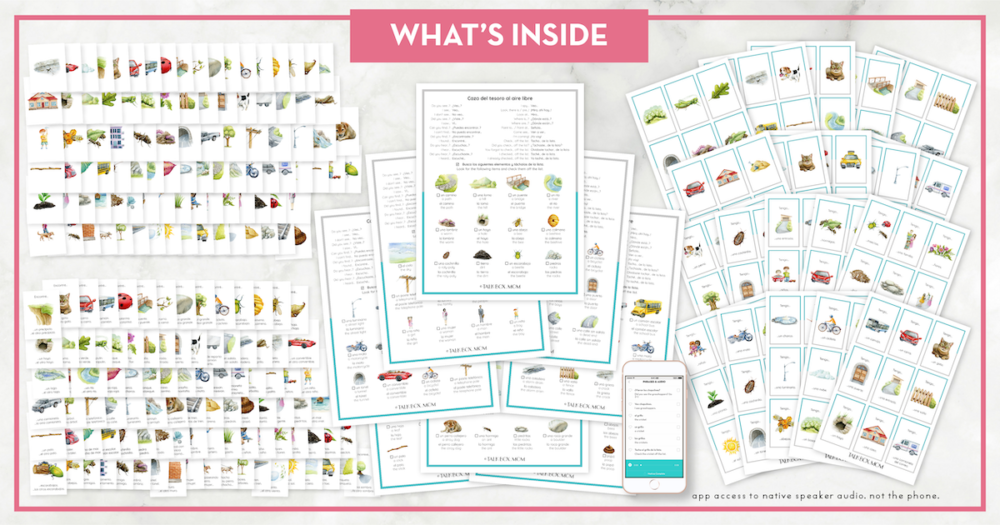 Spanish: Outdoor Scavenger Hunts – TalkBox.Mom