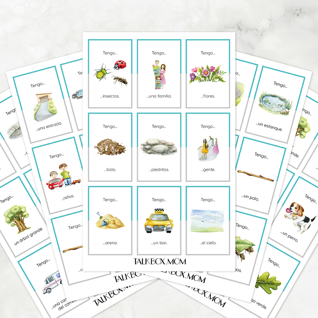 Spanish: Outdoor Scavenger Hunts – TalkBox.Mom
